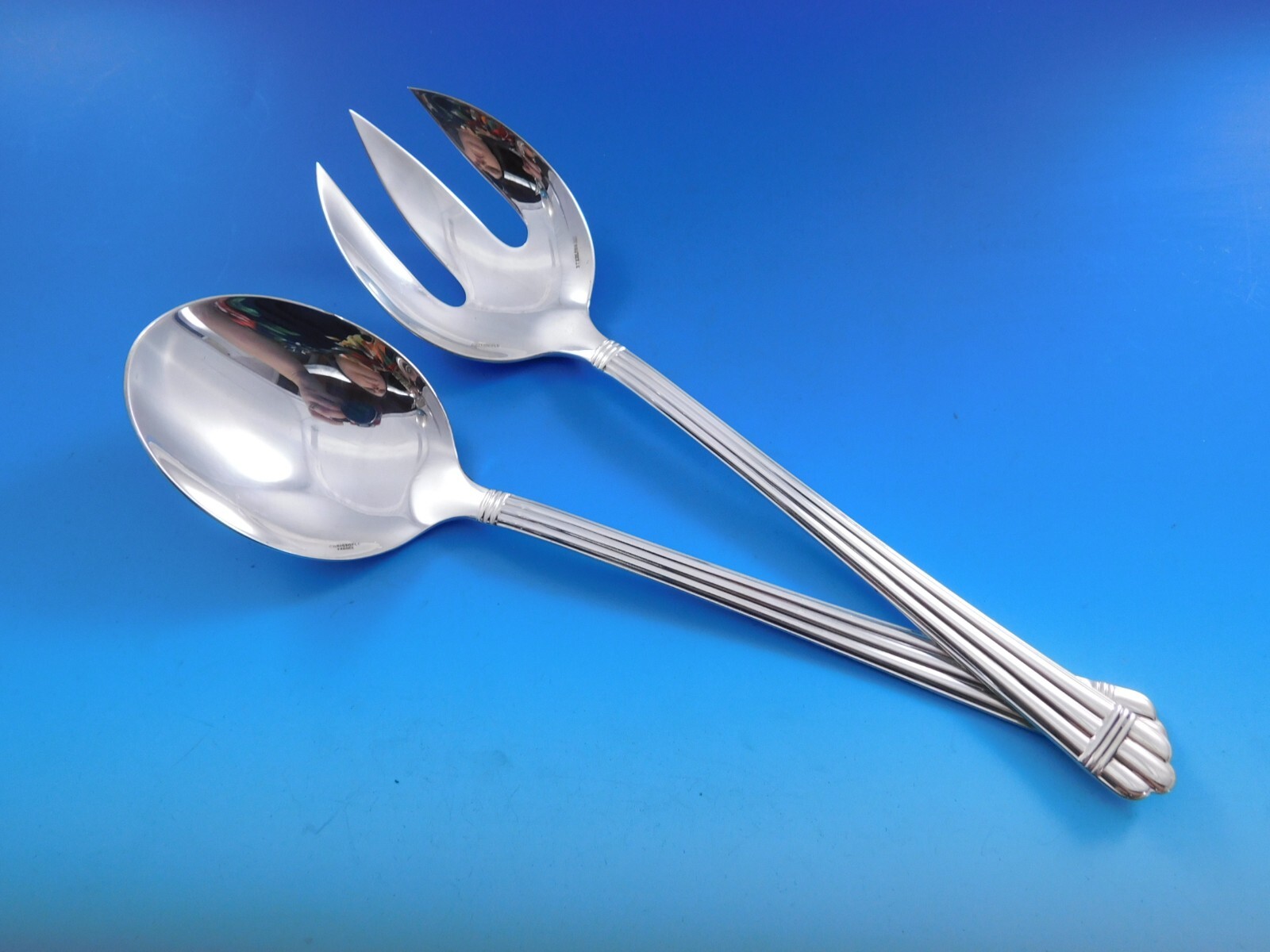 Aria by Christofle France Sterling Silver Flatware Service Aria by Christofle France Sterling Silver Flatware Service