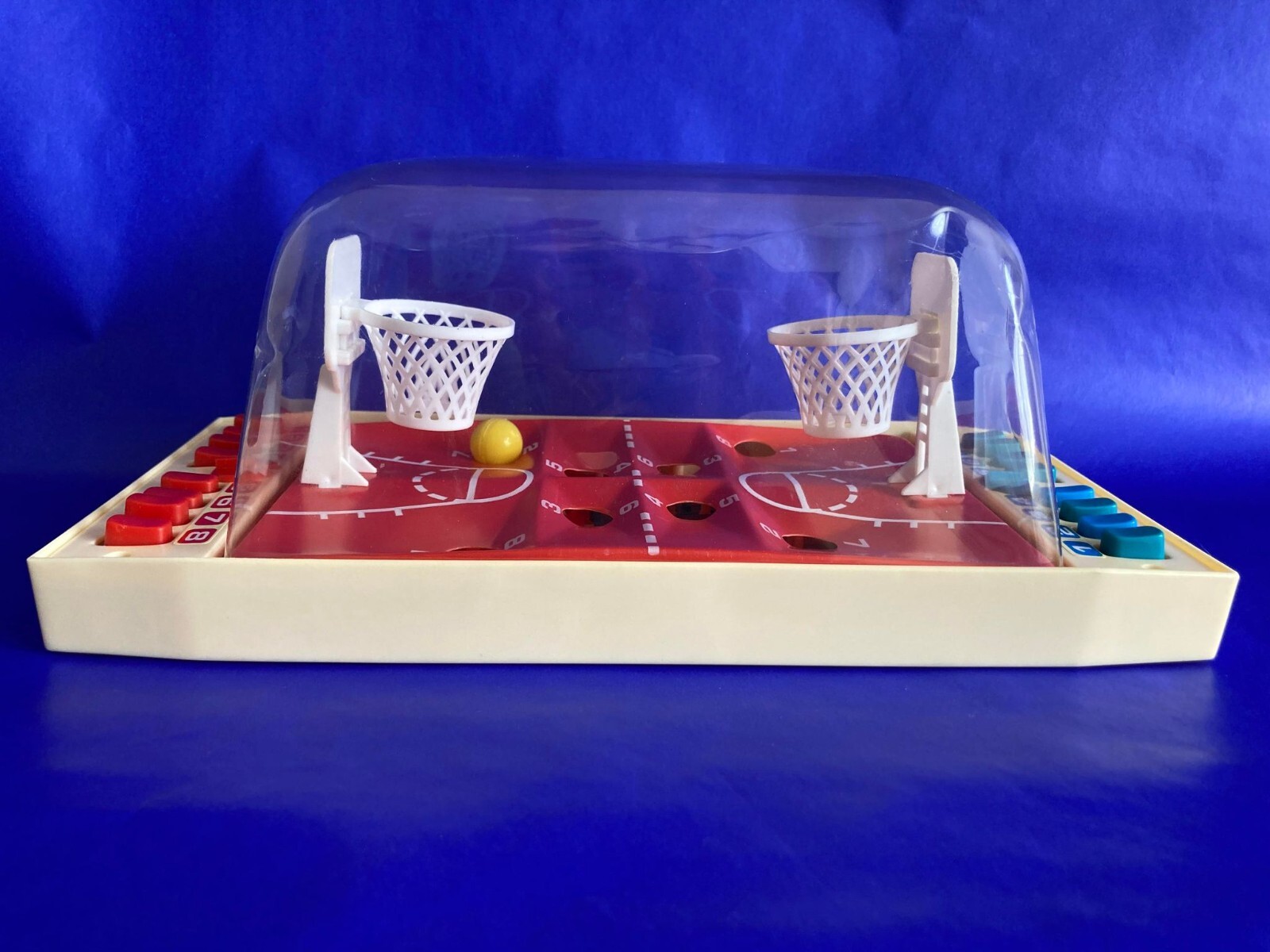 Vintage Basketball Game. Table Top Fun, Plastic Dome Toy 1970-1980 ...