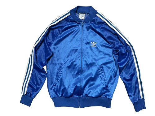 Vintage 80s Adidas ATP Keyrolan Blue White Trefoil Track Jacket 3-Stripe USAのeBay公認海外通販｜セカイモン