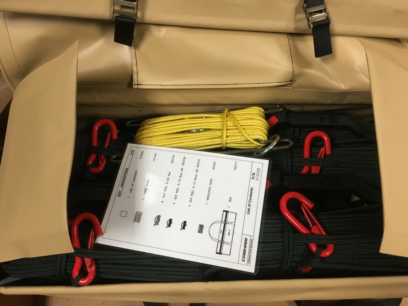 COBHAM Mast Systems Military Telescopic Antenna Rigging Kit