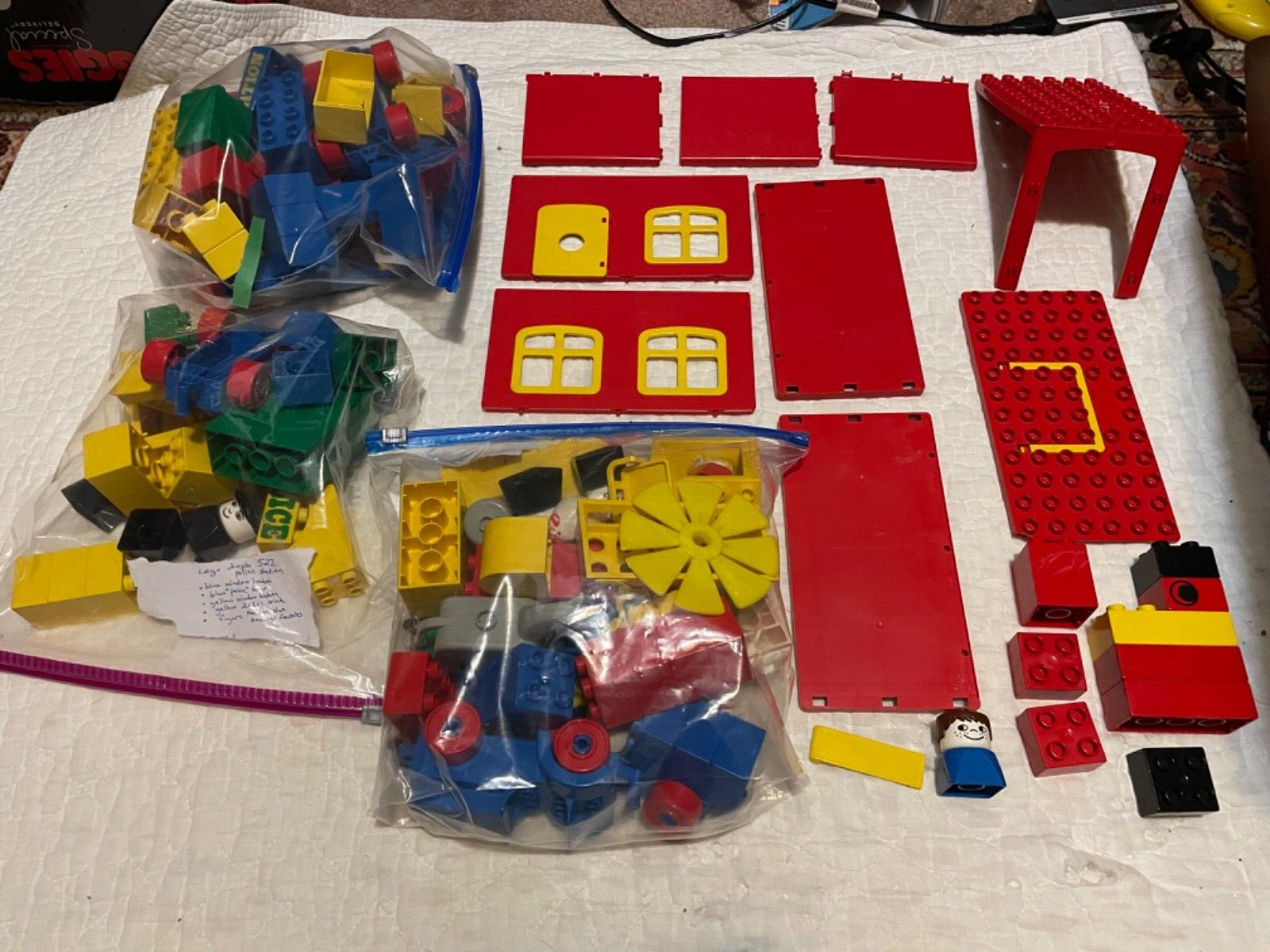 Lot of Vintage Lego Duplo Sets - 2650/045, 522, and 523 - All are ...