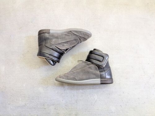 Maison Margiela Future Gray Black Men 9 42 Suede Leather Maison Margiela Future Gray Black Men 9 42 Suede Leather