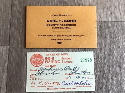 Licenses - Iowa Fishing License