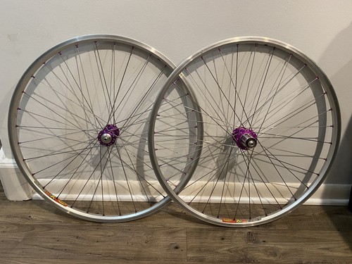 CHRIS KING Hub Mavic 517 Retro Rim Brake 3DV Purple MTB Vintage 26”の ...