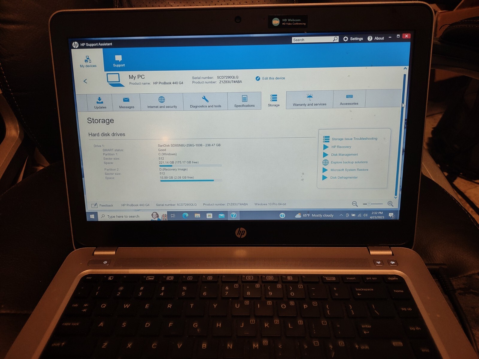 HP ProBook 650 G4 15.6 HP ProBook 650 G4 15.6