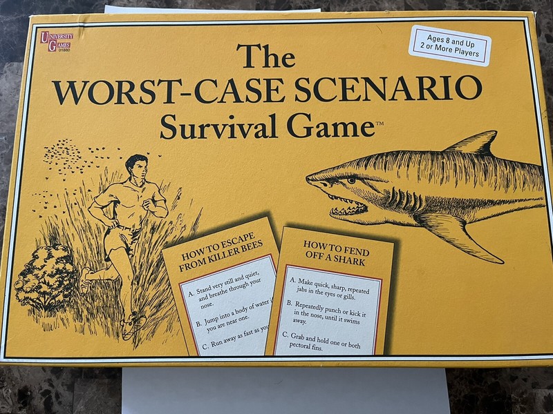 The Worst-Case Scenario Survival Game (2001) Board Game – Board Game Guys
