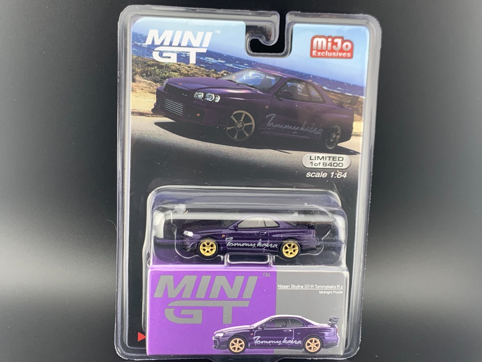 Mini GT Nissan GT-R R34 Tommykaira RZ Midnight Purple Mini GT Nissan GT-R R34 Tommykaira RZ Midnight Purple