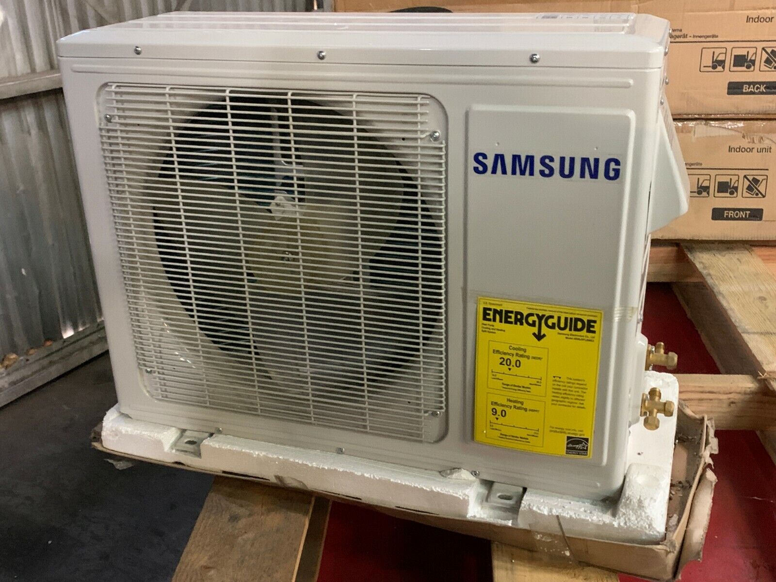Samsung AR09JSFLBWKX Mini Split Heat Pump Outdoor Unit Samsung AR09JSFLBWKX Mini Split Heat Pump Outdoor Unit