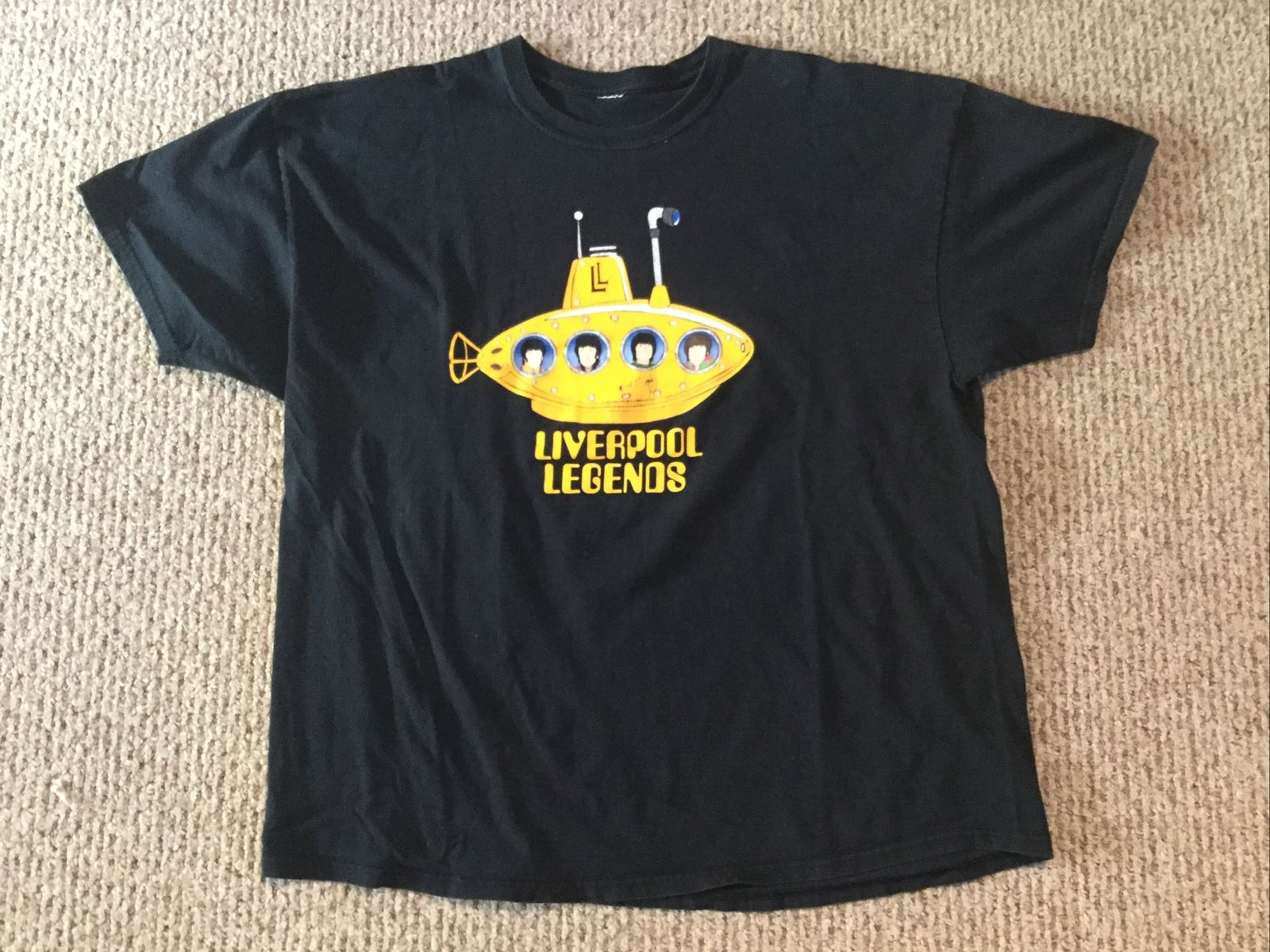 Vintage Liverpool Legend Beatles Yellow Submarine T Shirt Vintage Liverpool Legend Beatles Yellow Submarine T Shirt