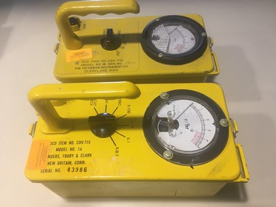 Radiation Detectors & Geigers - Civil Defense Victoreen