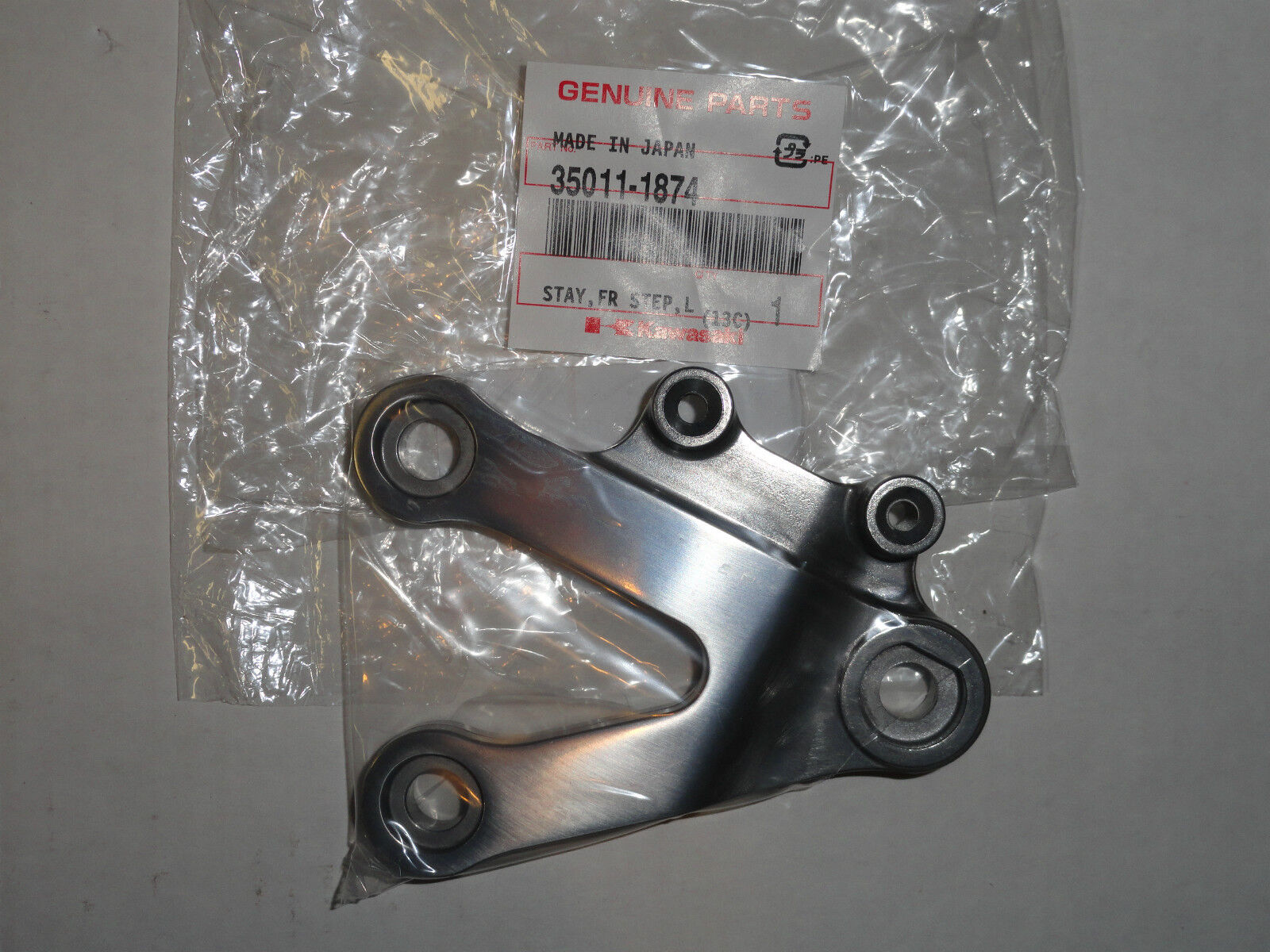 Left Foot Peg Step Mount Stay OEM Ninja ZX6R ZX9R ZX-6R ZX Left Foot Peg Step Mount Stay OEM Ninja ZX6R ZX9R ZX-6R ZX