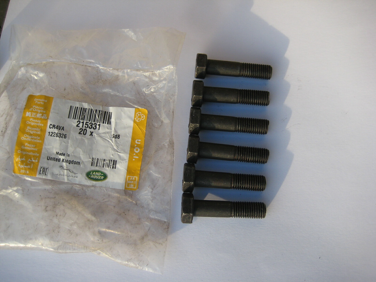 Land Rover Series 1, 2, 3, Axle Hub Drive Flange Bolts X6, 215331 | eBay