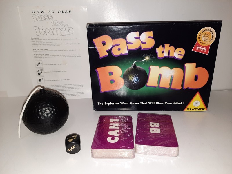 Pass the Bomb (1994) Board Game – Board Game Guys