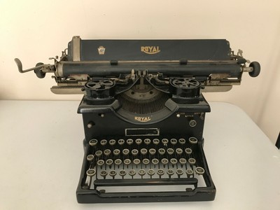 Typewriters - Royal Typewriter Glass