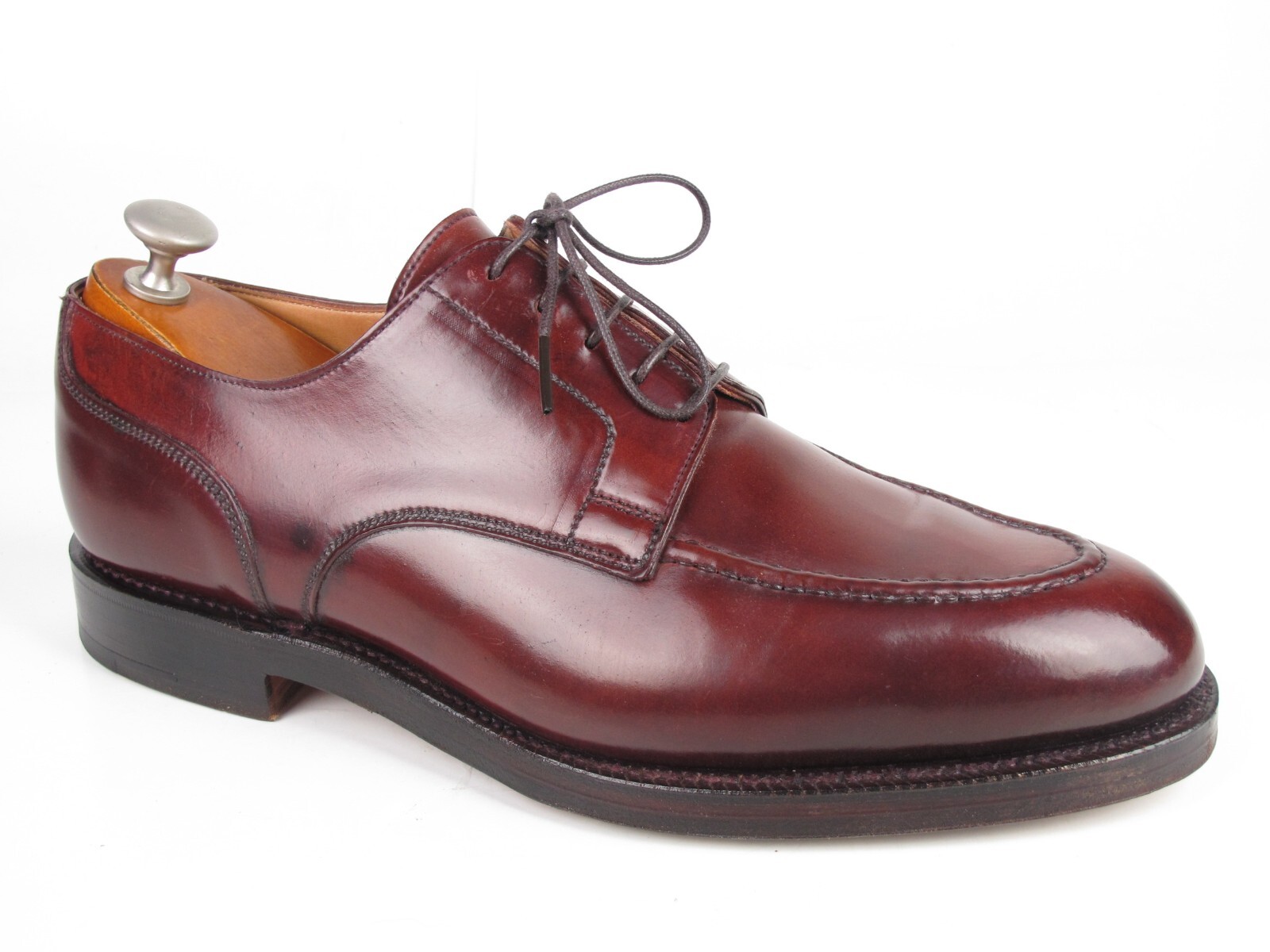 Mint Crockett & Jones Onslow Burgundy Shell Cordovan Oxfords Mint Crockett & Jones Onslow Burgundy Shell Cordovan Oxfords