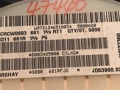 Resistors & Resistive Products - Resistor Reels