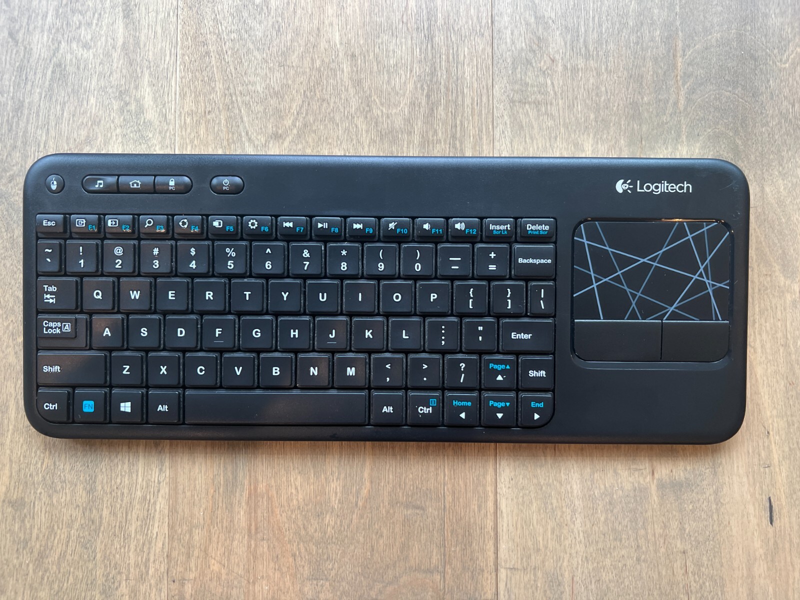 Touchpad No Logitech K400r Wireless Touch Keyboard