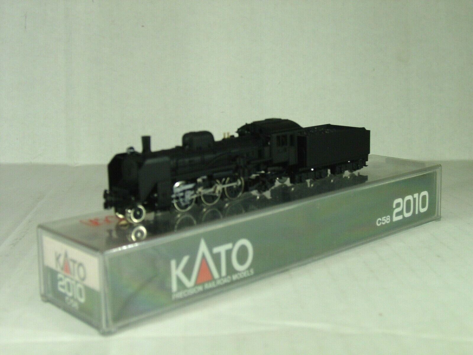 KATO N SCALE C58 2-6-2 STEAM LOCOMOTIVE UNLETTERED 2010 | Pricetronic