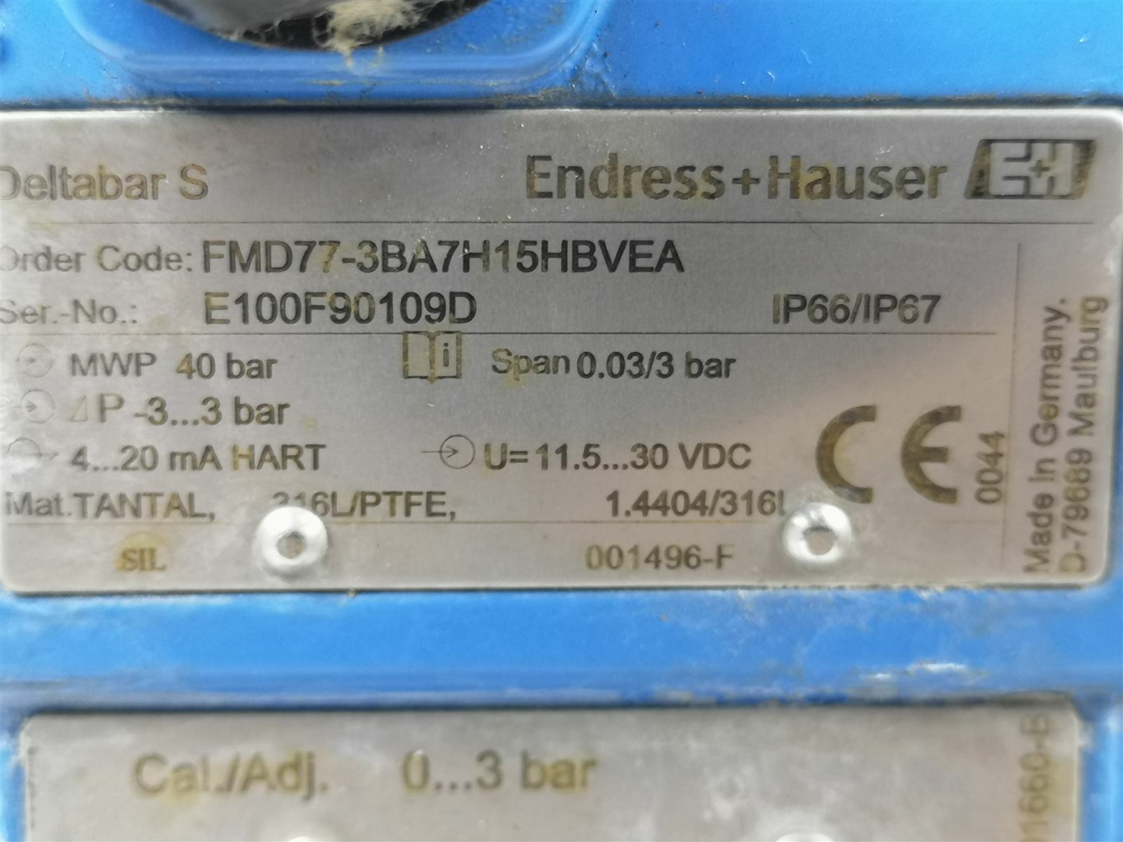 Купить Датчики давления Endress + Hauser Deltabar s fmd77/3ba7h15hbvea ...