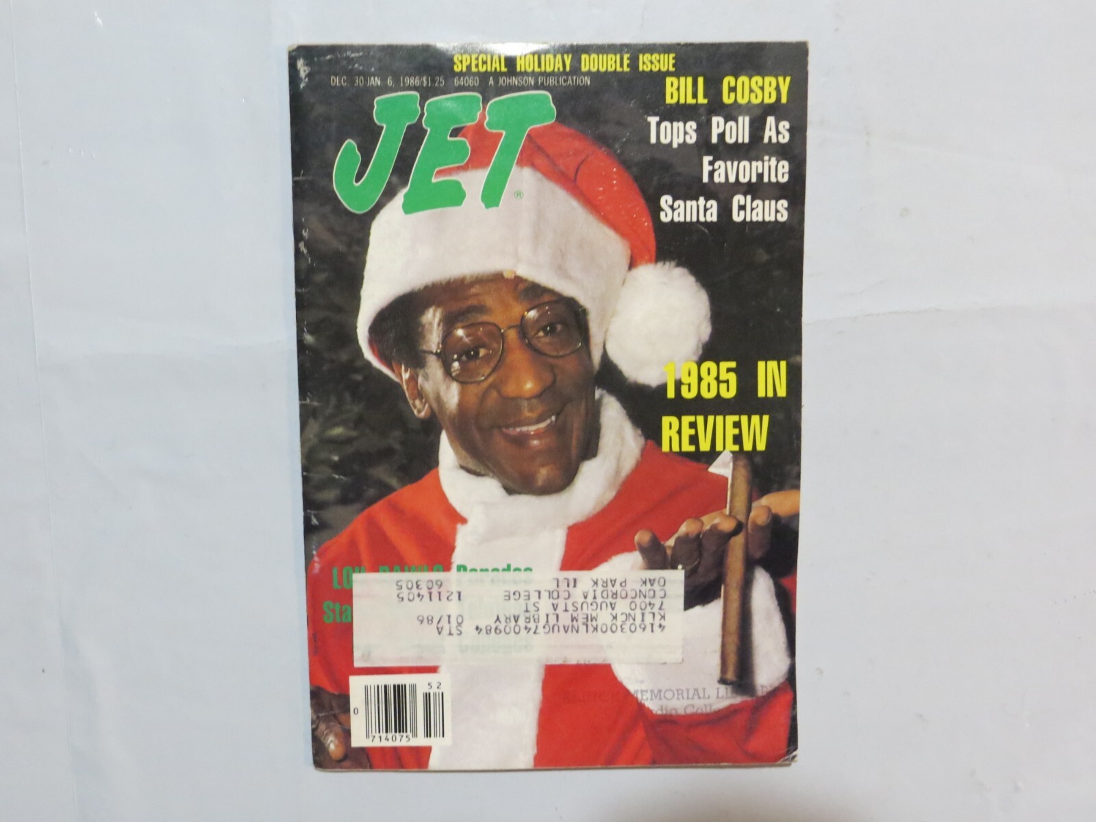 Jet Magazine 1986 December 30 January 6 Bill Cosby Favorite Jet Magazine 1986 December 30 January 6 Bill Cosby Favorite