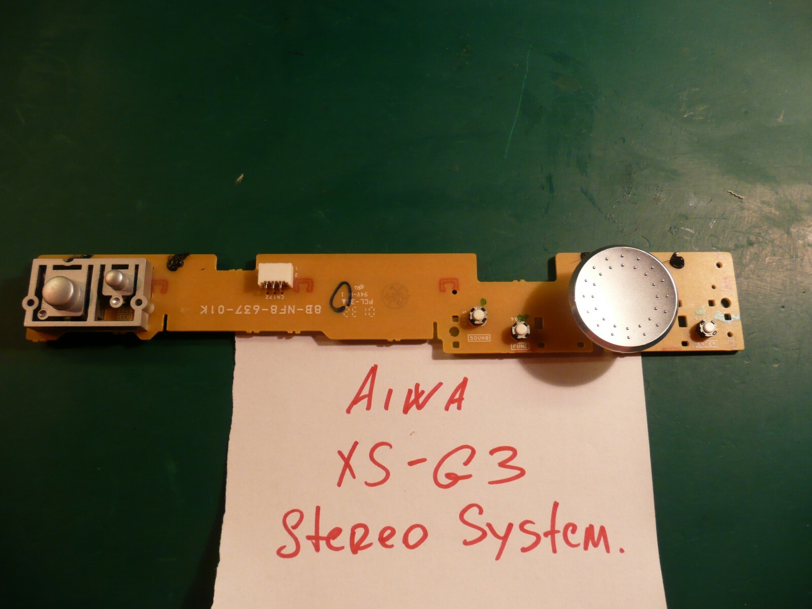 Aiwa XS-G3 Stereo System Replacement Parts Circuit Board Part # 8B-NF8-637-01KのeBay公認海外通販｜セカイモン