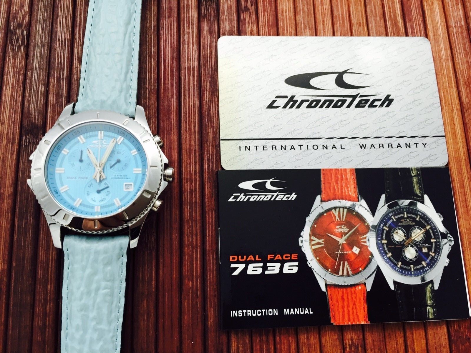 Chronotech DUAL FACE watch chronograph and analog - new and original ...