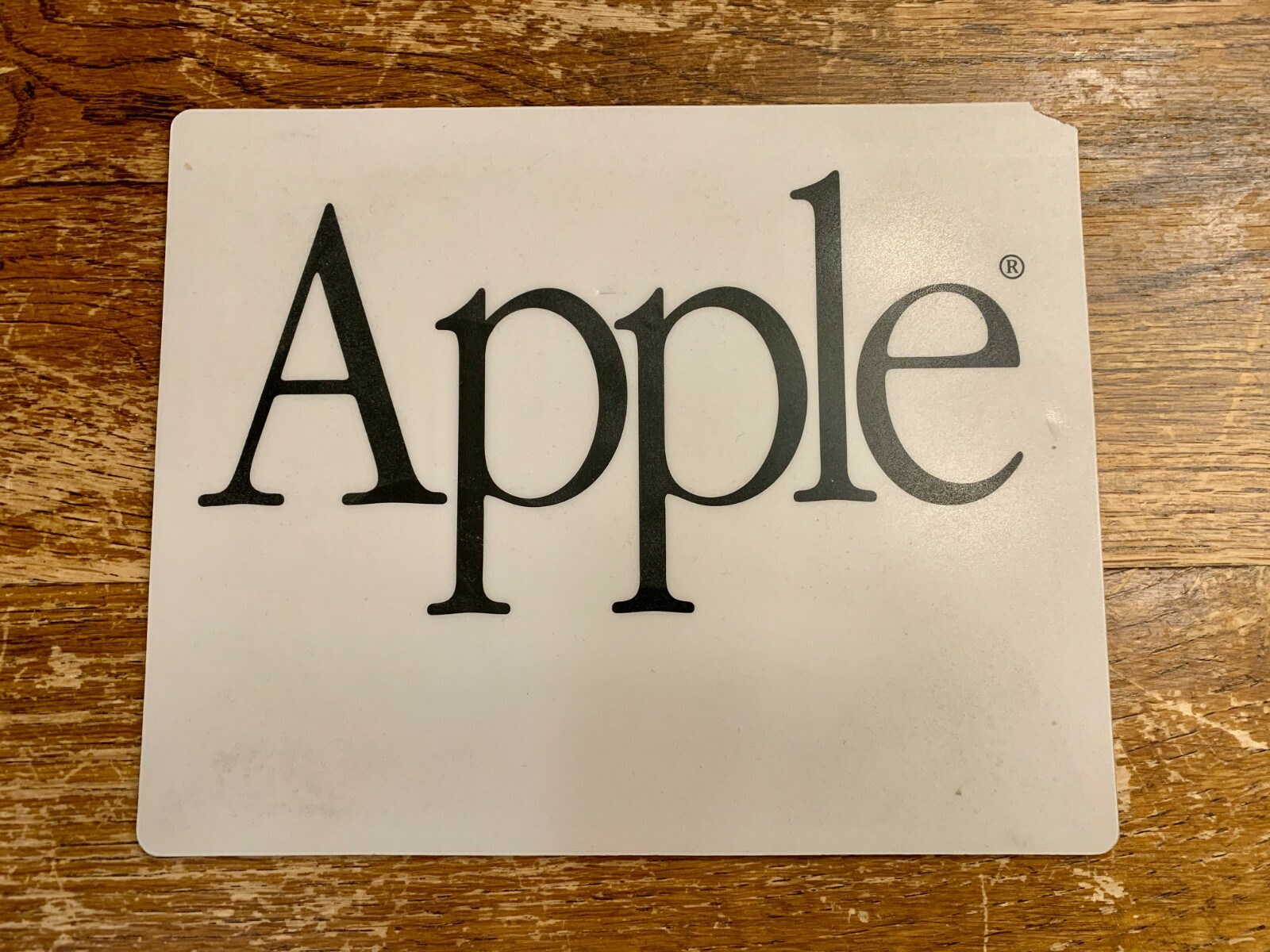 VINTAGE APPLE MAC MACINTOSH MOUSE PAD - SUPER RARE, MUST SEE VINTAGE APPLE MAC MACINTOSH MOUSE PAD - SUPER RARE, MUST SEE