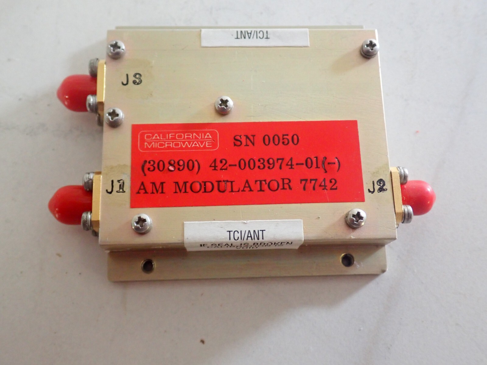 CALIFORNIA MICROWAVE AM MODULATOR 7742