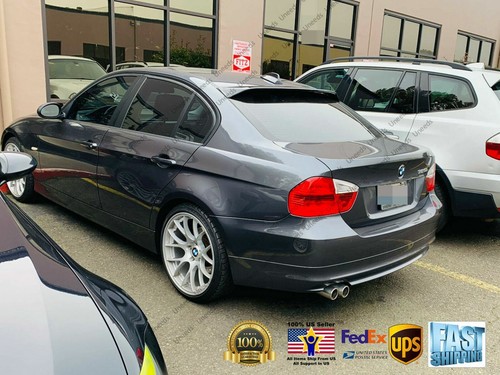 For BMW 3 Series 2006 2011 E90 ABS Black Rear Roof Window Visor Spoiler 3D JDM eBay