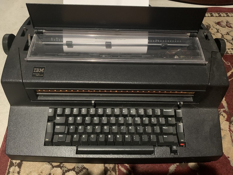 1983 IBM Correcting Selectric III on the Typewriter Database