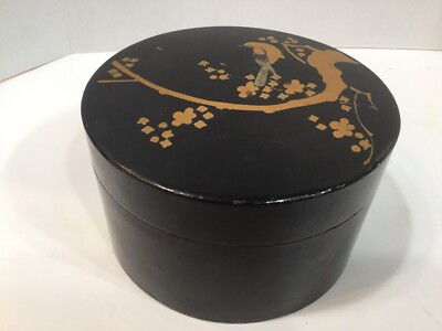 Boxes - Antique Japanese Round Box