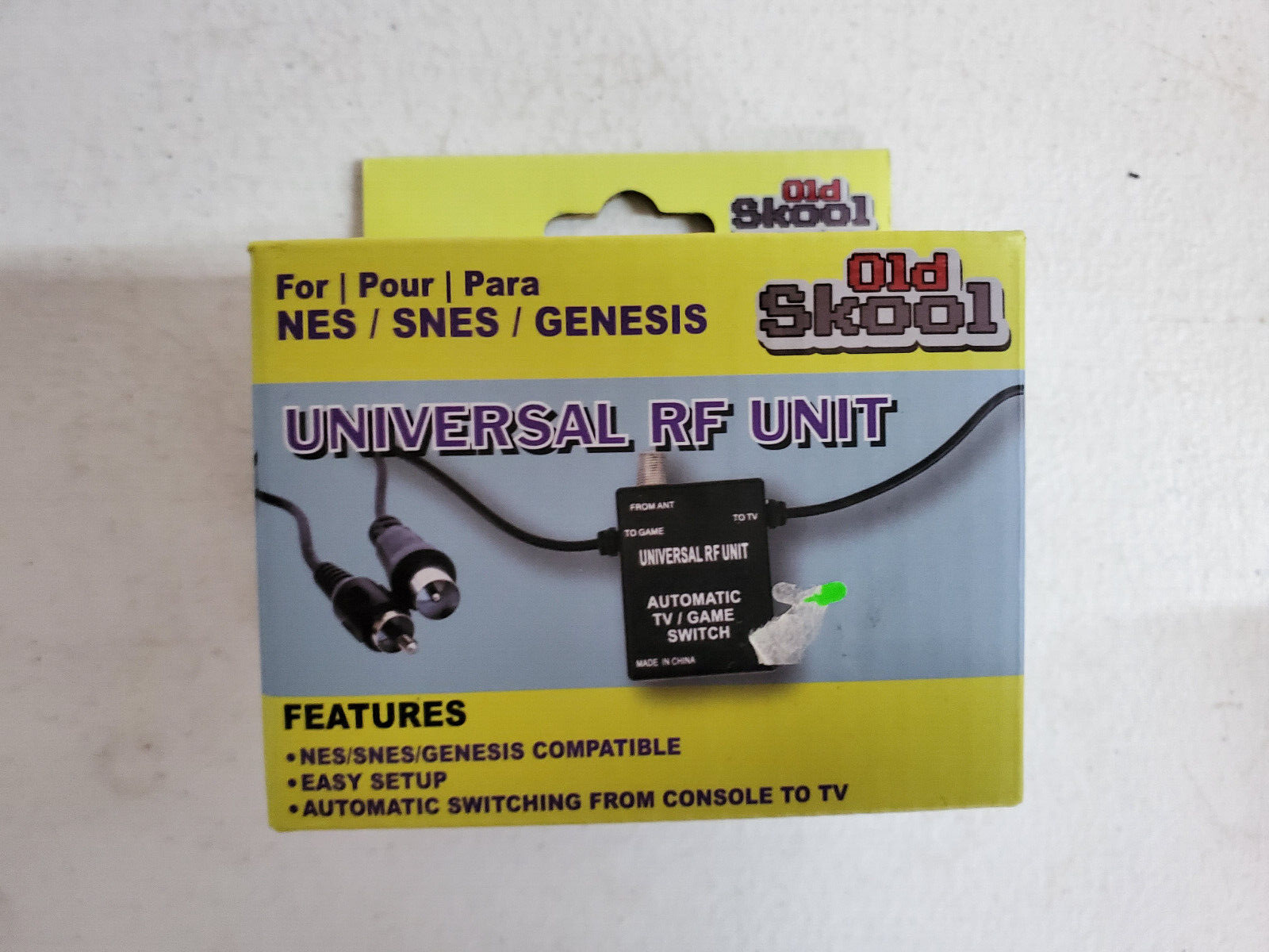 Universal RF Unit Adapter - Automatic TV/Game Switch SNES, NES ...