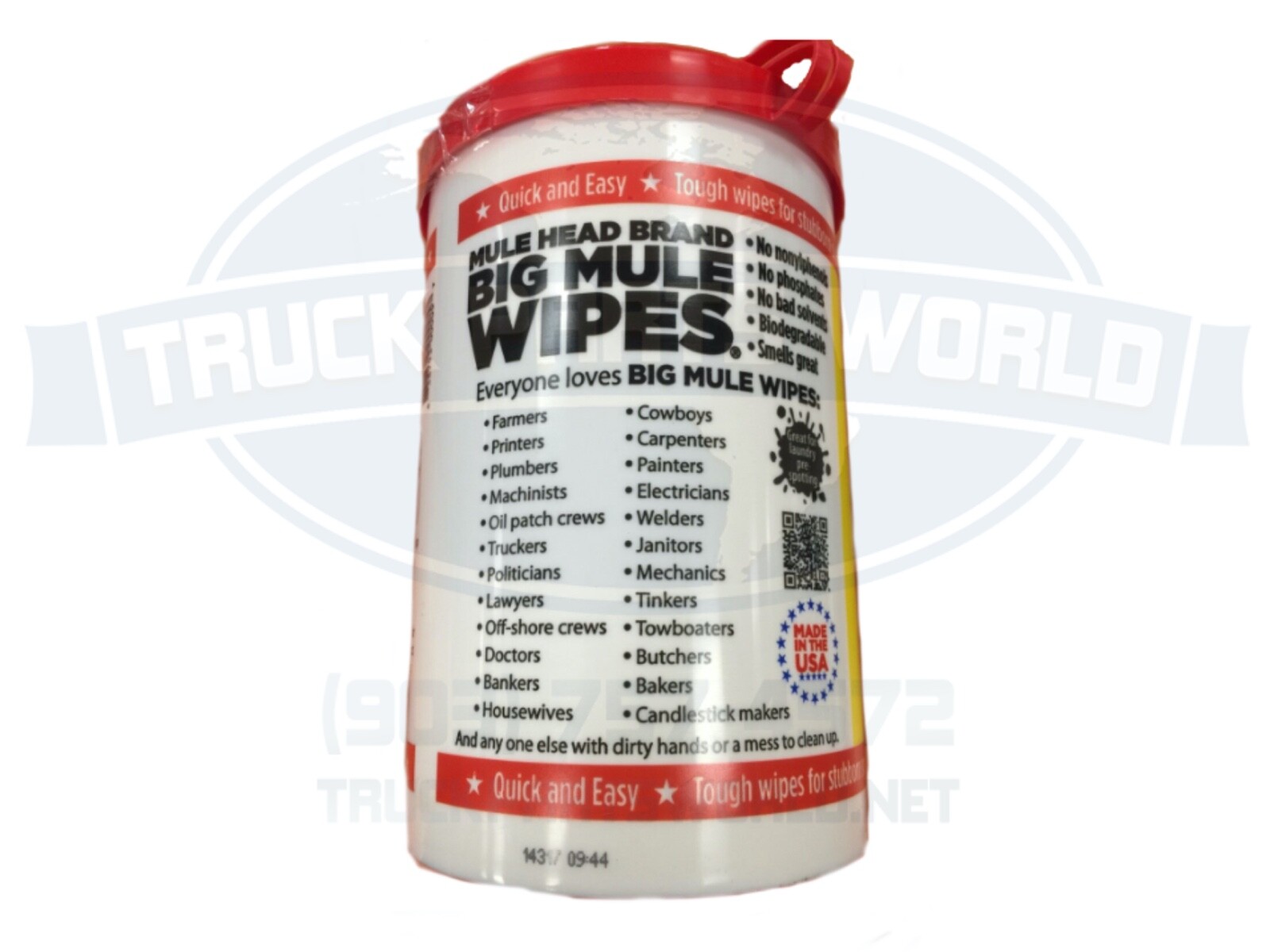 Mule Head Brand Big Mule Wipes Bmw6 Hand Cleaner - New for sale in ...