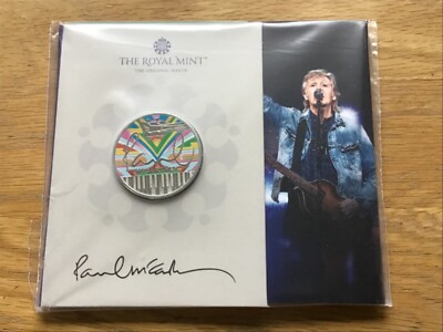 Paul McCartney Coins From The Royal Mint 2024 £5 Buy Now