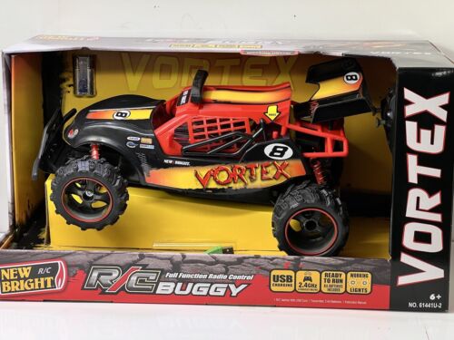 New Bright RC 1 14 Scale Full Function USB Buggy Vortex Black eBay