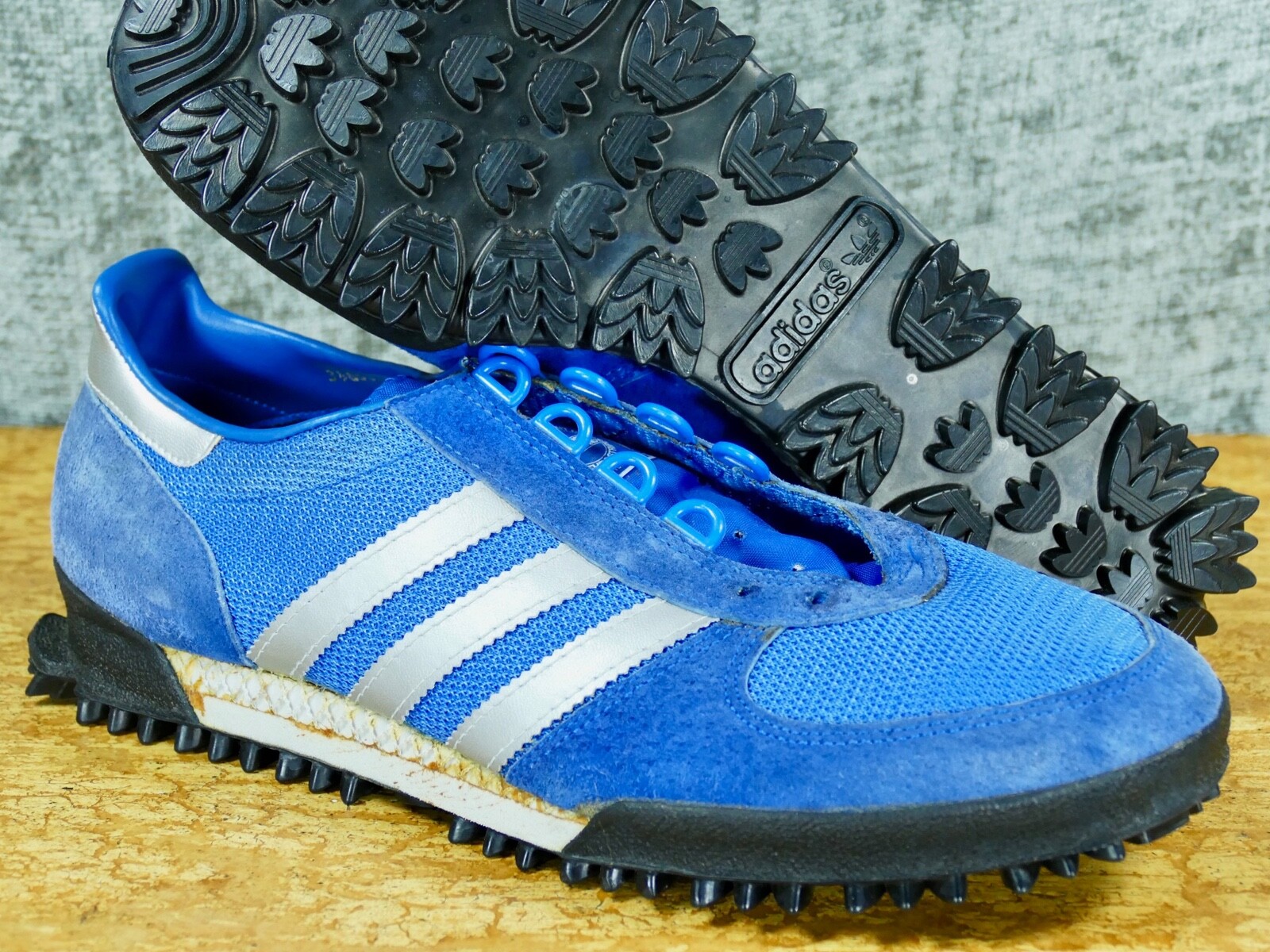 Adidas vtg Marathon TR Sz 11 Yugoslavia original 1970s 70s Adidas vtg Marathon TR Sz 11 Yugoslavia original 1970s 70s