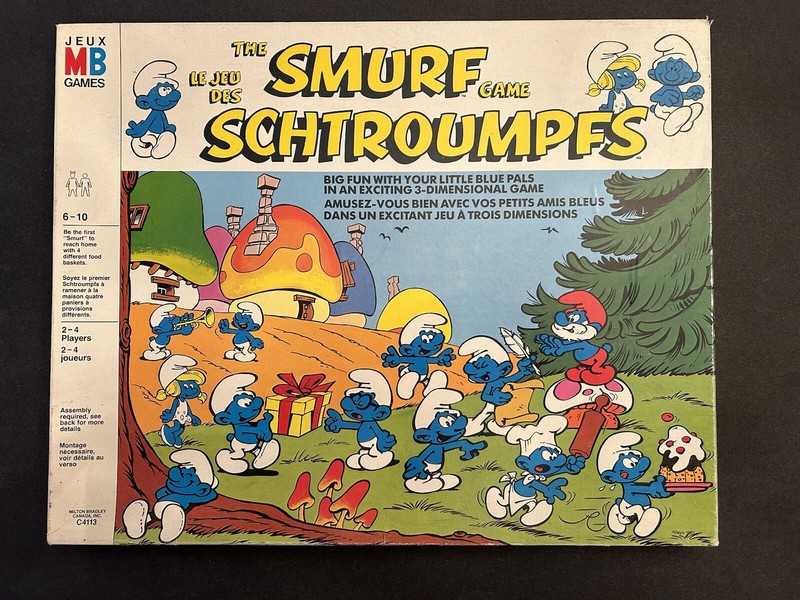 The Smurf Game (1981) Board Game – Board Game Guys