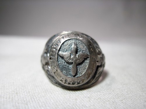 Vintage Rare WWII Era Sterling Silver Military Hidden Photo Vintage Rare WWII Era Sterling Silver Military Hidden Photo