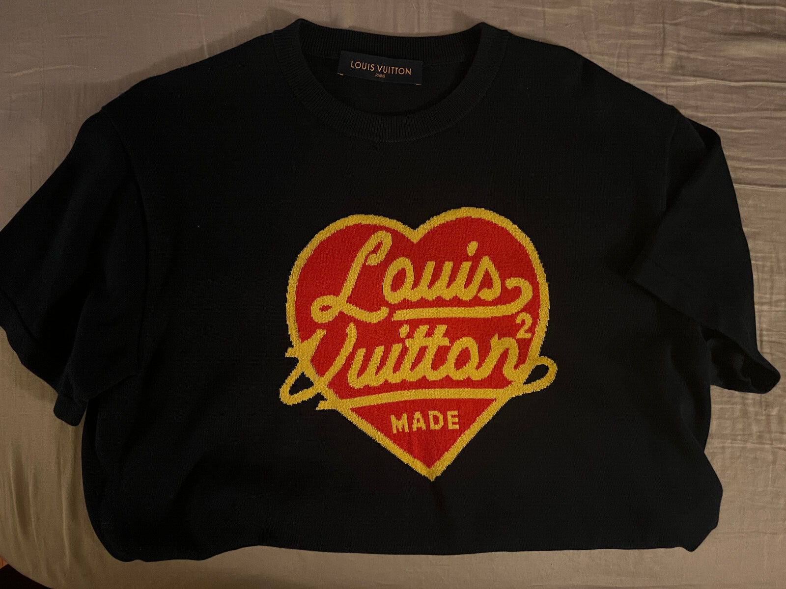 Used Louis Vuitton Made X Nigo T-shirt LV 2 Sweater Human Used Louis Vuitton Made X Nigo T-shirt LV 2 Sweater Human