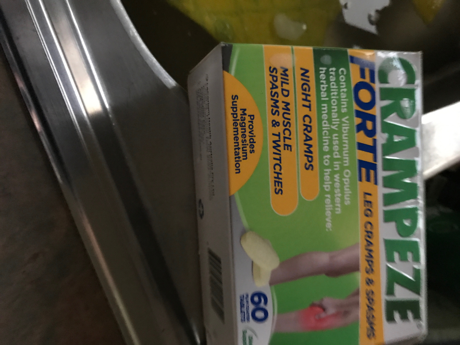 Crampeze Forte Leg Cramps & Spasms 60 Tablets Night Cramps Twitching ...