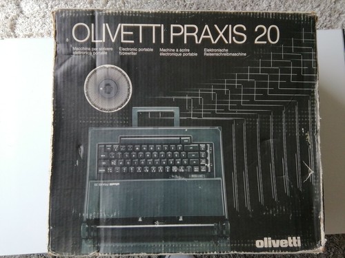 Olivetti typewriter photos of Olivetti Praxis 20 by year then serial ...