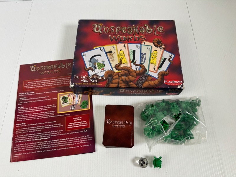 Unspeakable Words (2007) Board Game – Board Game Guys