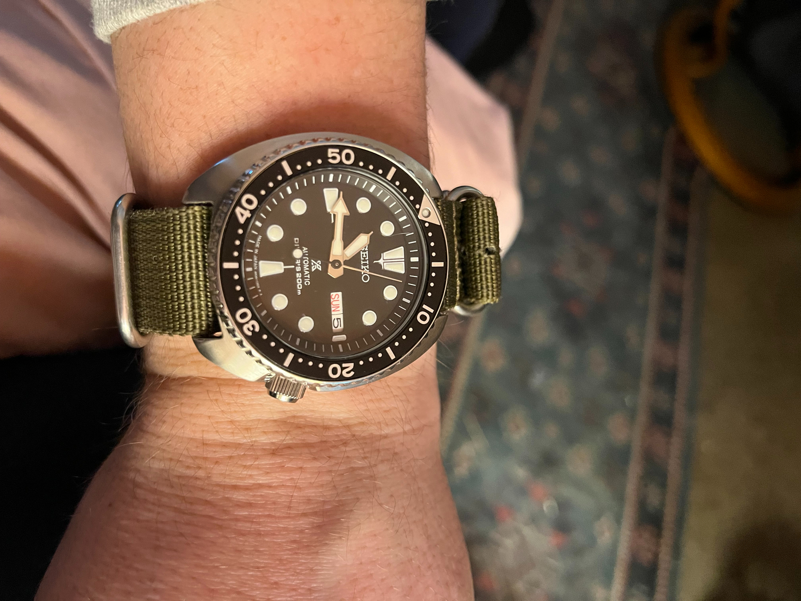 Seiko Men's Black Watch - SRPE93 PROSPEX TURTLE SILICONE Seiko Men's Black Watch - SRPE93 PROSPEX TURTLE SILICONE