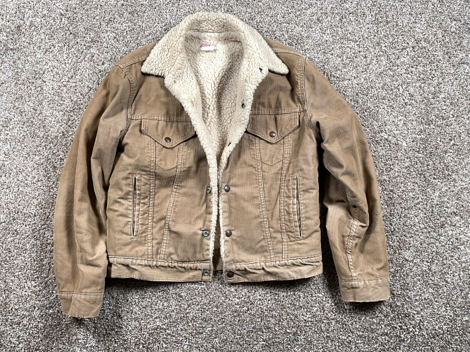 VTG 80s Levi's Sherpa Lined Corduroy Type 3 Jacket Men's 40 VTG 80s Levi's Sherpa Lined Corduroy Type 3 Jacket Men's 40