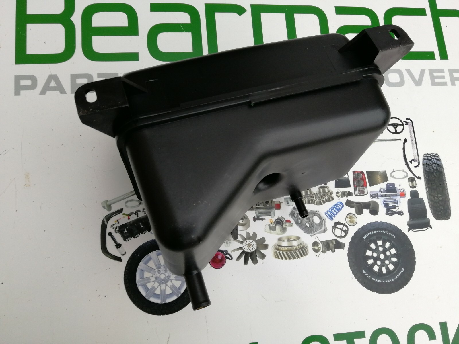 Land Rover Defender 90, 200tdi, 300TDi RADIATOR Expansion Tank+Cap ...