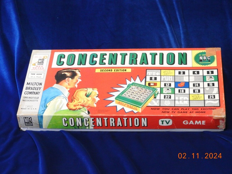 Concentration (1958) – Board Game Guys