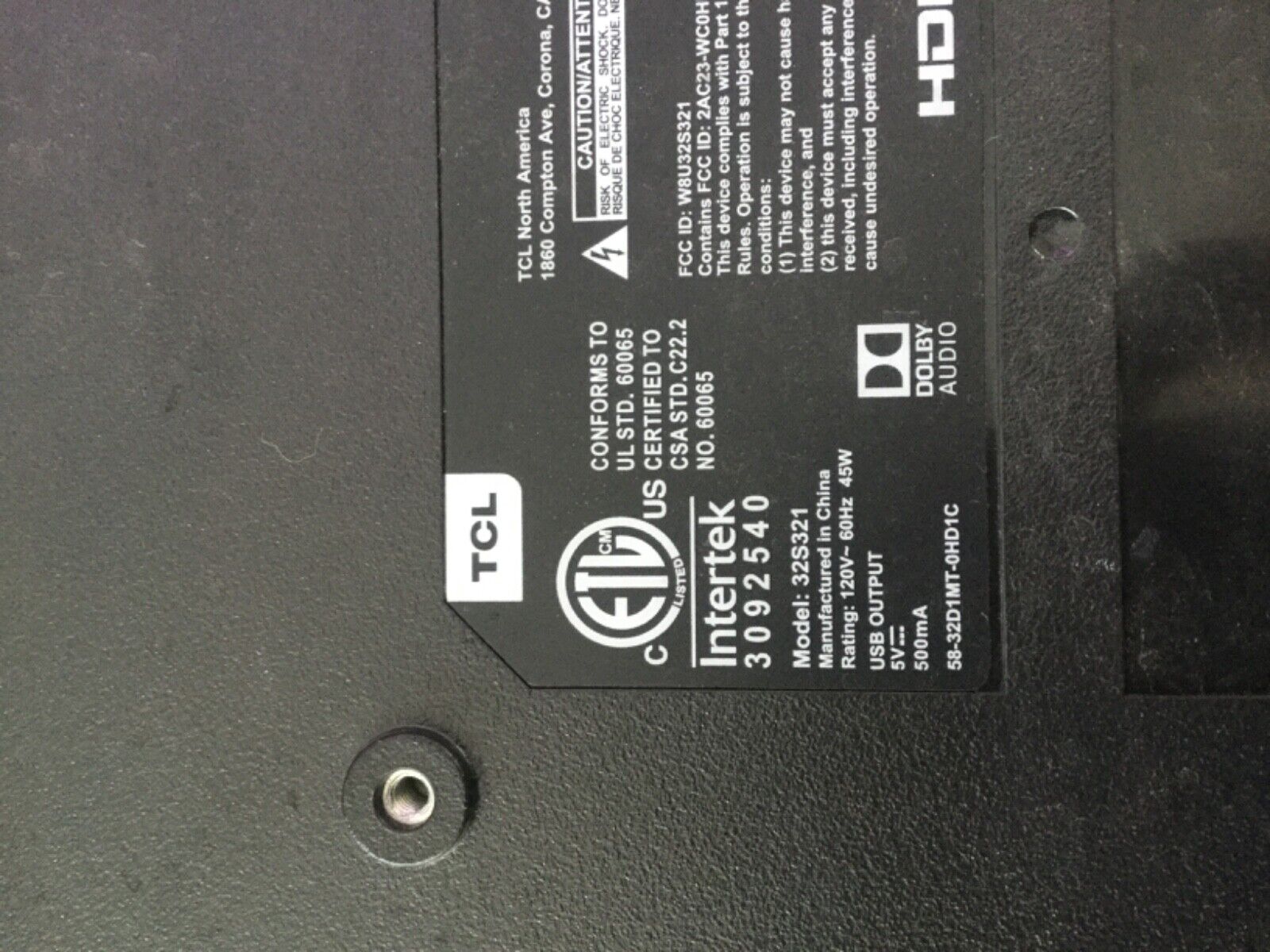 Tcl 32S321 Roku TV Board | Led Strip | Backlight | 32S321 Tcl 32S321 Roku TV Board | Led Strip | Backlight | 32S321