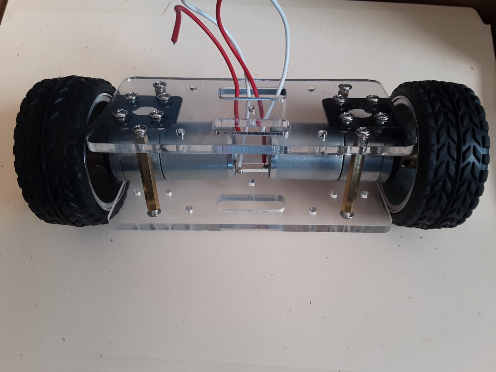 Acrylic Plate Car Frame Chassis Self-balancing Robot Arduino