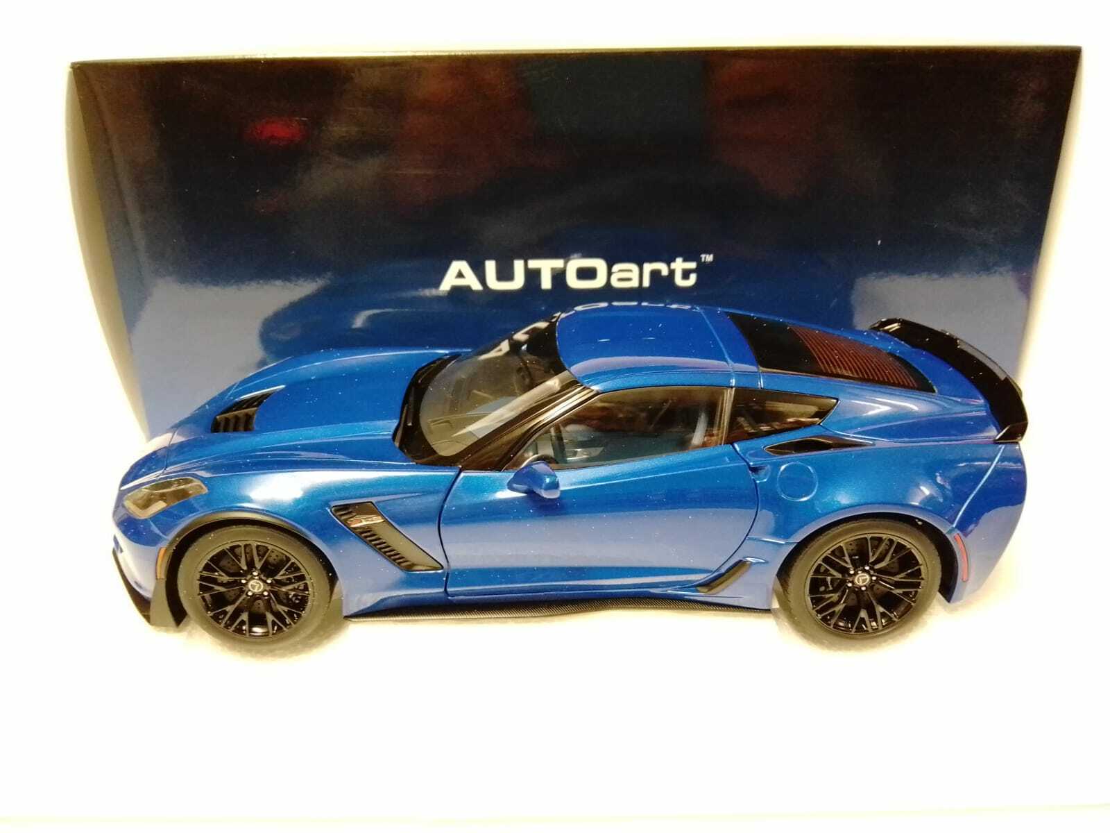 Autoart Chevrolet Corvette C7 Z06 Laguna Blue Tintcoat 1/18 Autoart Chevrolet Corvette C7 Z06 Laguna Blue Tintcoat 1/18