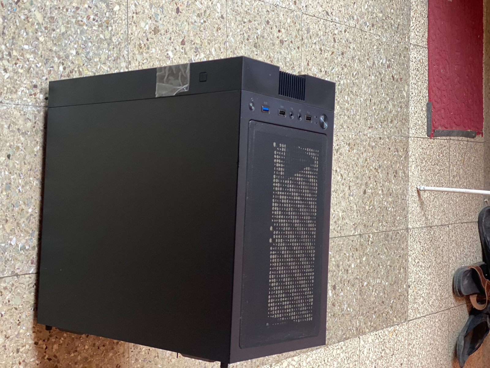 DIYPC ARGB-Q8-BK Black Steel / Tempered Glass Micro-ATX Mid Tower PC ...